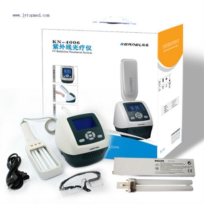 科诺KN-4006BL型2灯管311uvb语音大面积紫外线光疗仪白癜风银屑病