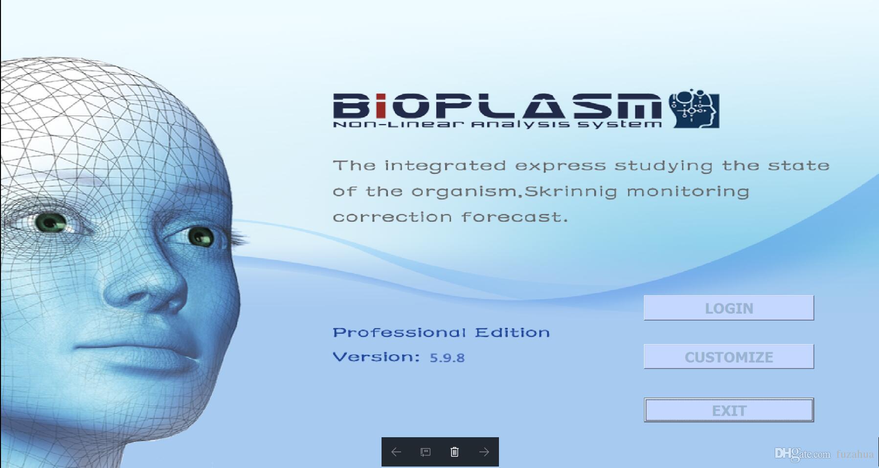 JYTOP Newest Touch screen 9D nls bioplasm body health quantum analyzer